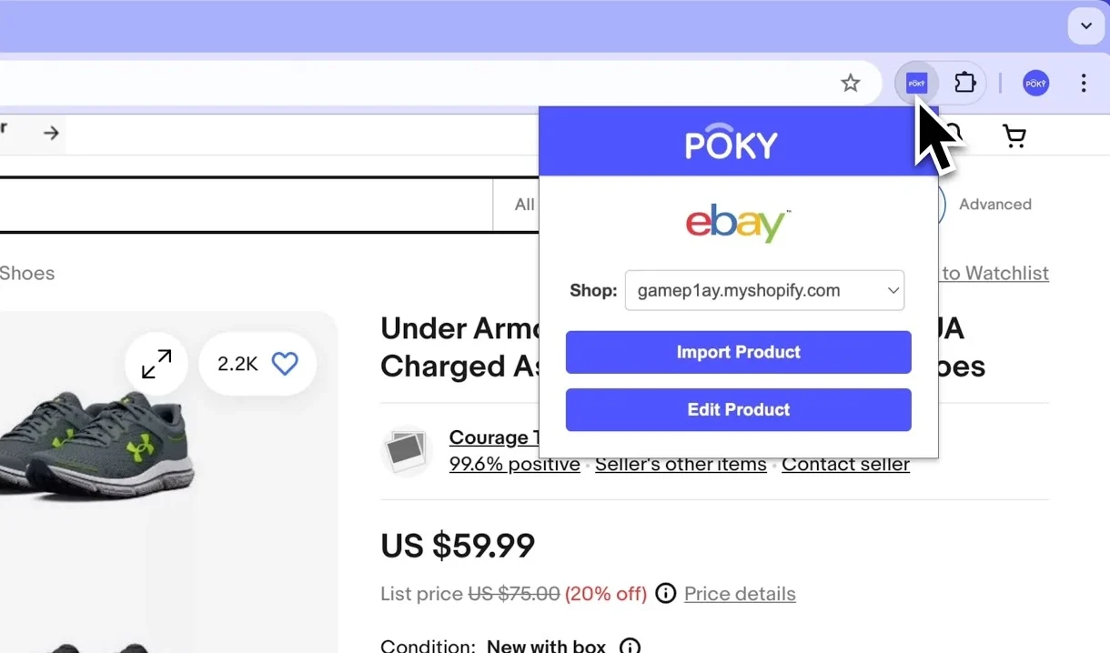 How to Import Products from Ebay to Shopify Store - Ecommerce Dropshipping Blog - POKY