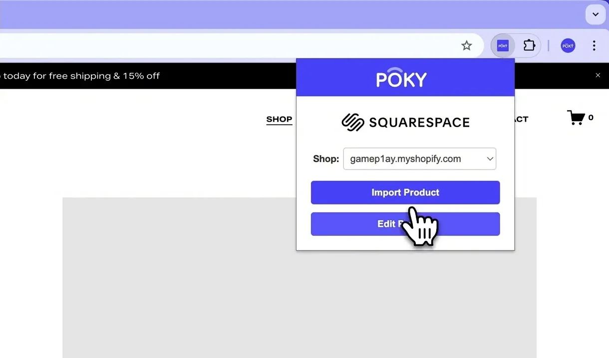 How to Import Products from SquareSpace to Shopify Store - Ecommerce Dropshipping Blog - POKY